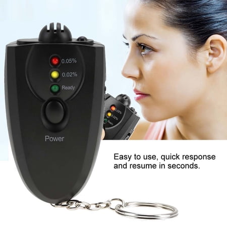 ANGGREK Alcohol Breath Tester,Portable Keychain LED Alcohol Breath ...