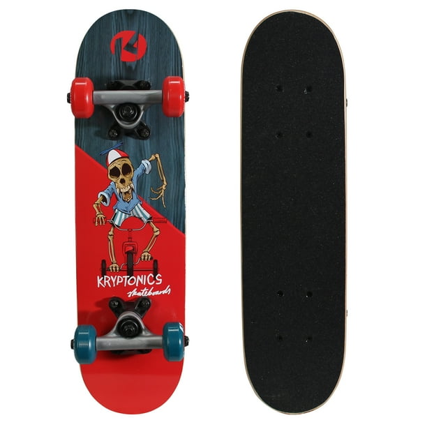 Kryptonics Locker Board Complete Skateboard (22" x 5.75") - Walmart.com
