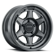 72155F21 5 x 150 in. GD07 Wheel with Milled Lip, Matte Black - Walmart.com