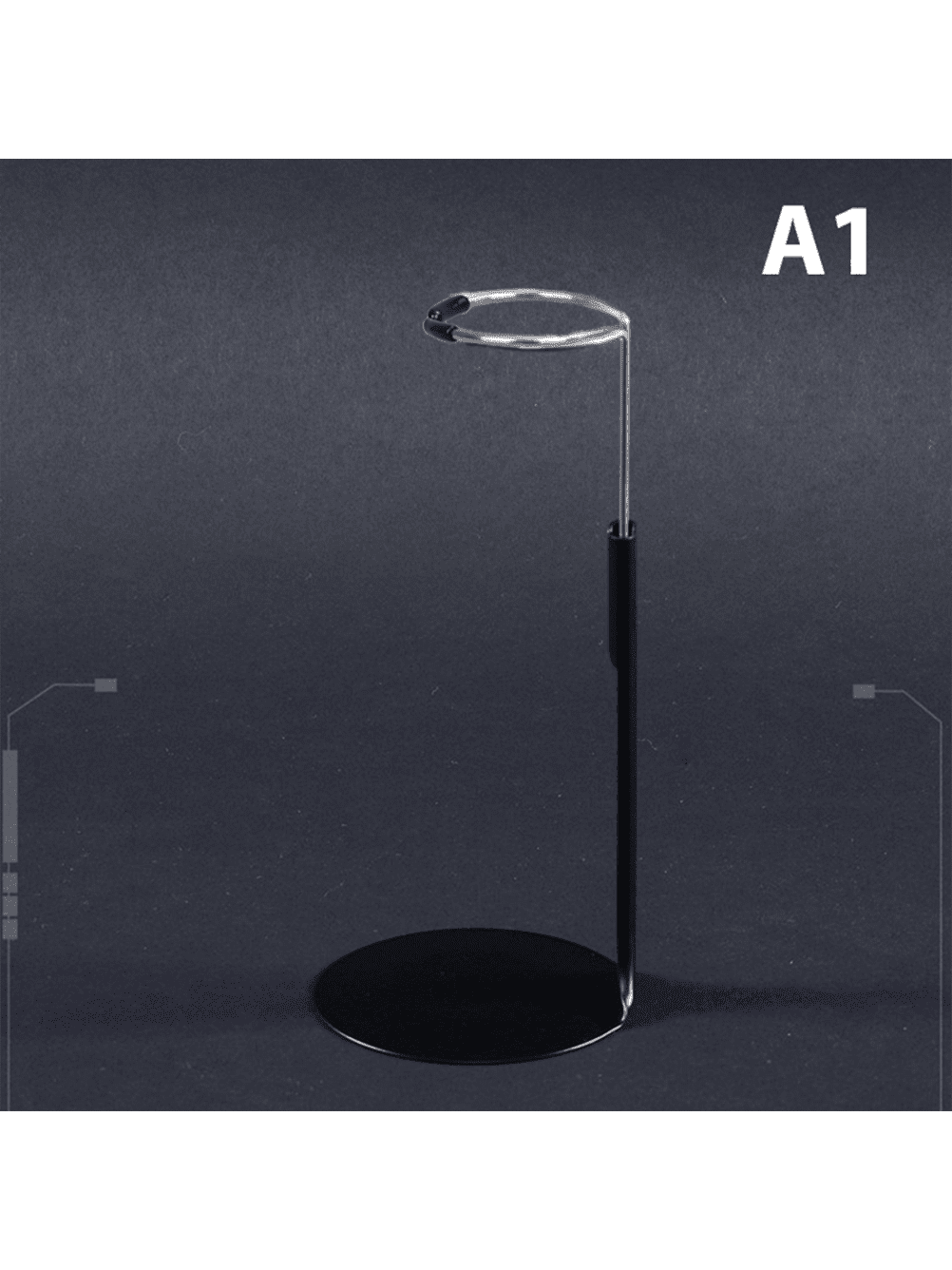 1/6 Scale Model Stand, Movable Doll Accessory Metal Display Bracket ...