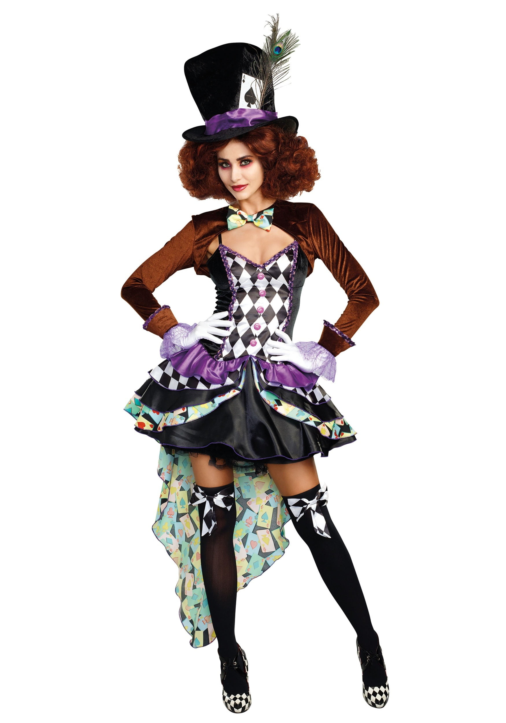 Best Prices Ladies Alice In Wonderland Mad Hatter Queen Of Hearts