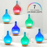 Porseme Blue Wave Essential Oil Diffuser, 100ml Glass Ultrasonic ...