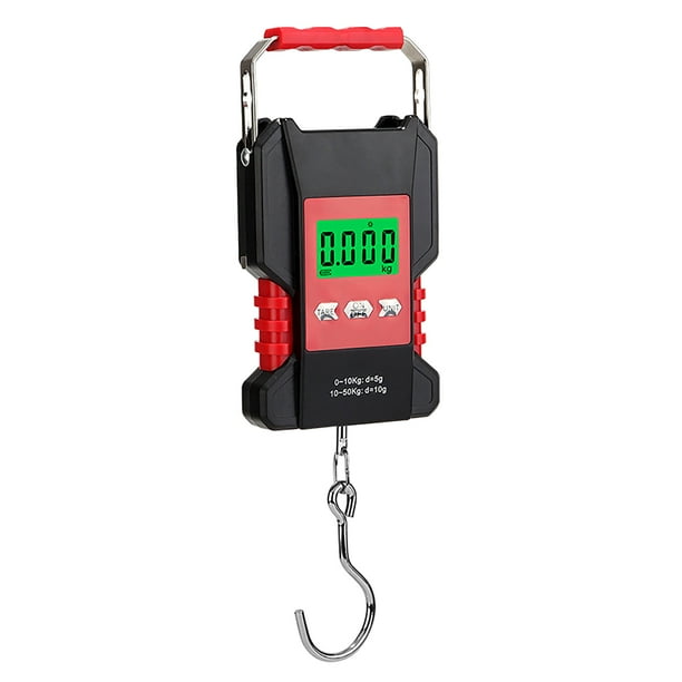 Portable Fish Scale 50kg110lb Rechargeable Digital Hanging Fishing ...