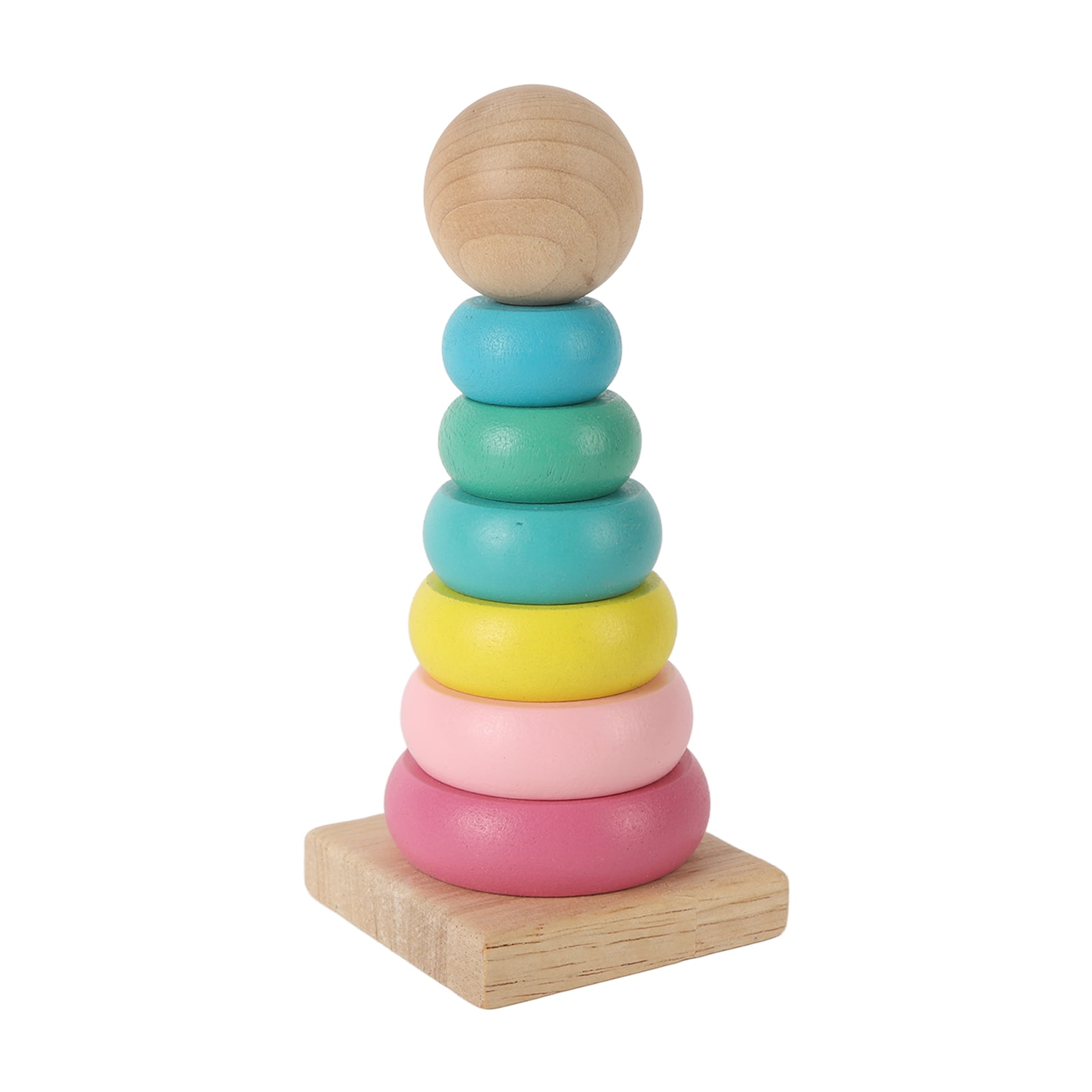 Click here for Estink Wooden Ring Stacking Toy  Colorful Color Co... prices