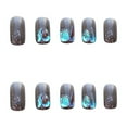 Toenail Tips Half Cover Long Clear on Nails False Nails Coffin Short ... Toenail Tips Half Cover Long Clear on Nails False Nails Coffin Short ...