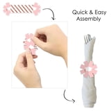 Big Dot of Happiness Rose Gold Grad - Graduation Party Paper Napkin ...