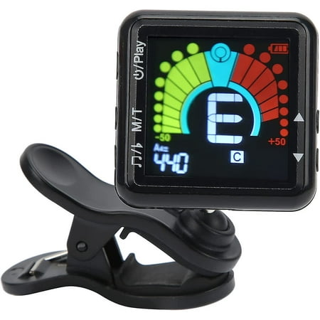 Guitar Tuner Clip On Metronome Tuner 2 In 1 Rechargeable Tuning Device ...