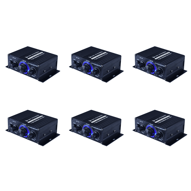 AK-170 Mini amplificador potencia audio estéreo HiFi 200W+200W con ...