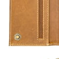 Genuine Leather Men's Chain Biker Wallet Trifold Checkbook RFID ...