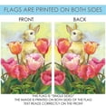 Toland Home Garden Bunny Tulip Easter Flag Double Sided 28x40 Inch ...