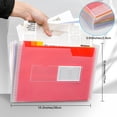 RYWESNIY 2-Pack Accordion Organizer, 13-Pocket Expandable Office ...