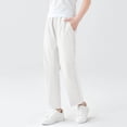 ATOGUTA Girls Casual Pants Summer Loose Straight Leg Waterproof Pants ...