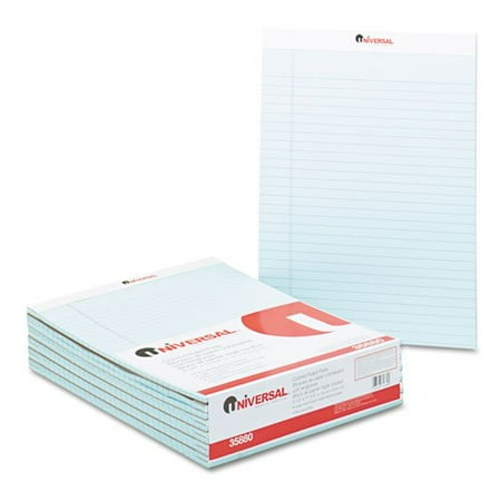 Universal - Colored Perforated Note Pads, 8-1/2 x 11, Blue, 50-Sheet ...