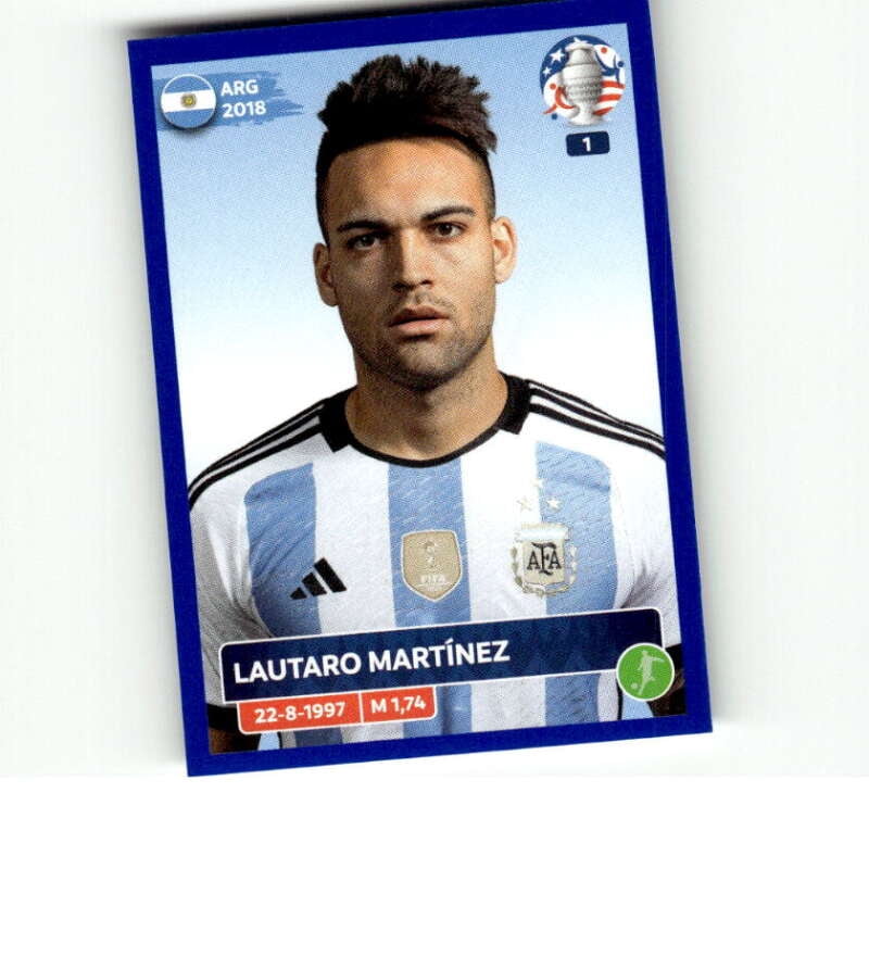 2024 Panini CONMEBOL Copa America Blue #ARG22 Lautaro Martinez ...