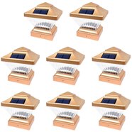 Set of 3 Solar Deck Lights - Walmart.com