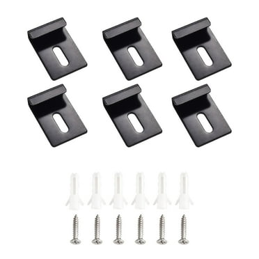 Screen Retainer Clips, for 3/8 in. screen frame, Plastic, Black (4-sets ...
