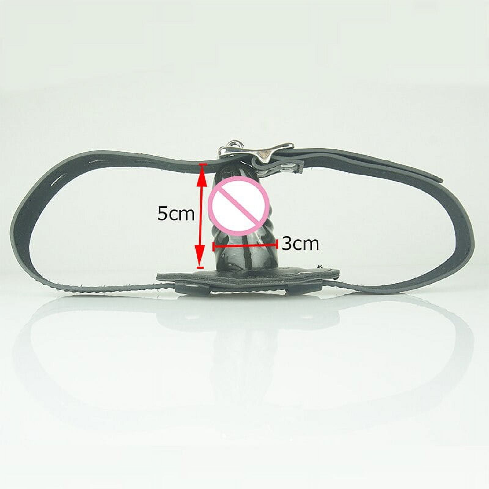 Leather Open Mouth Gags ,Head Harness Strap On Penis Gag Dildo, Bdsm ...