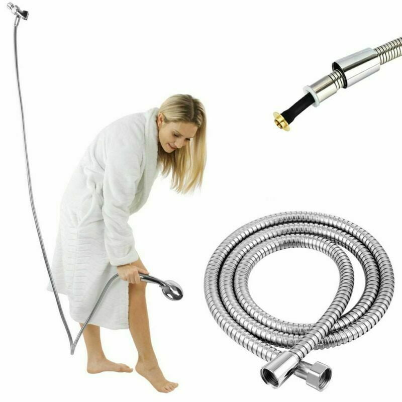 LNKOO 59 Inches Shower Hose Flexible Stainless Steel Tube for Handheld ...