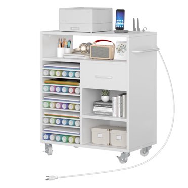 34" White Modular Mobile Panel Tower by Simply Tidy® - Walmart.com