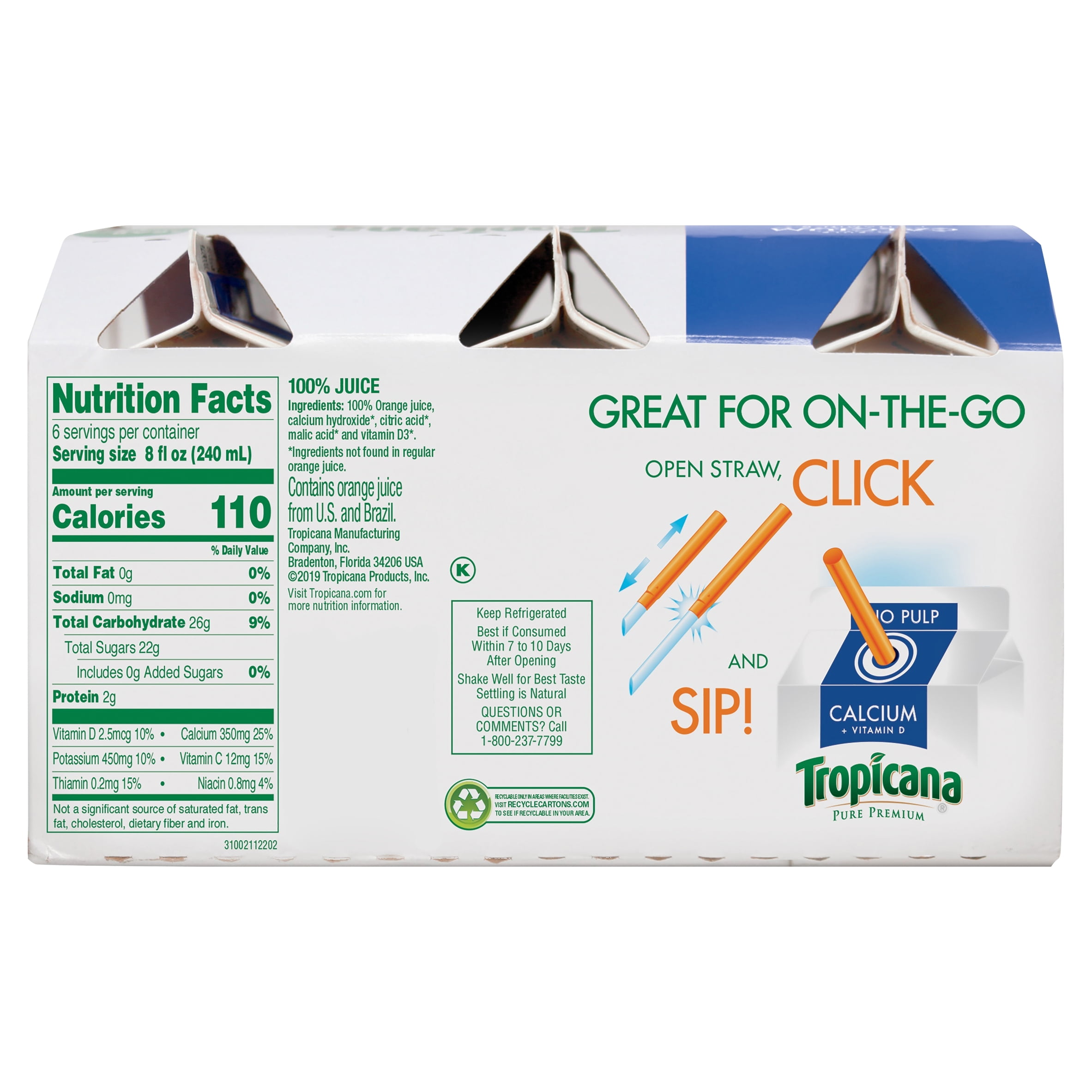 Tropicana Calcium Fortified Orange Juice