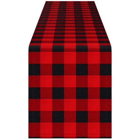 Buffalo Check Table Runner, 14 x 108 inch Buffalo Plaid Table Runners ...
