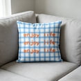 45x45cm Fresh Plaid Decorative Pillow Cover – Solid Color Cushion Case ...