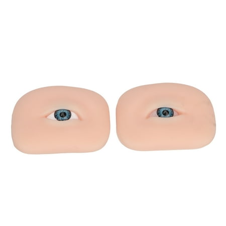 Eye Makeup Practice Model, Easy To Clean 5D Soft Silicone Eye Model ...