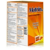 Motrin IB Ibuprofen 200mg Tablets for Pain & Fever, 50 packs of 2 ct ...