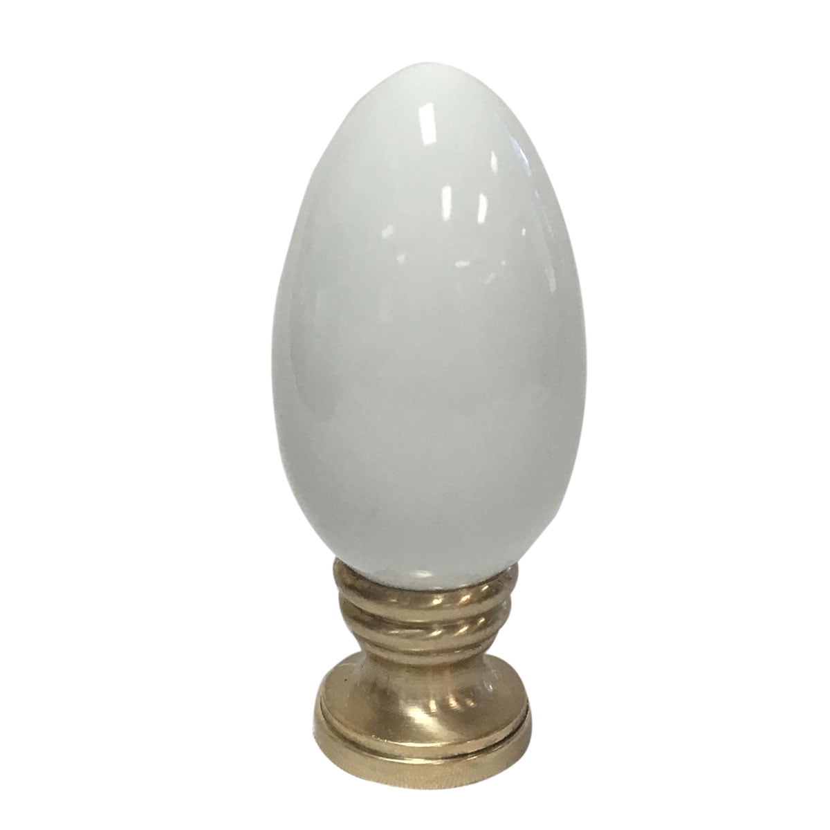 Royal Designs, Inc. Ceramic Egg Shaped Lamp Finial for Lamp Shade, F ...