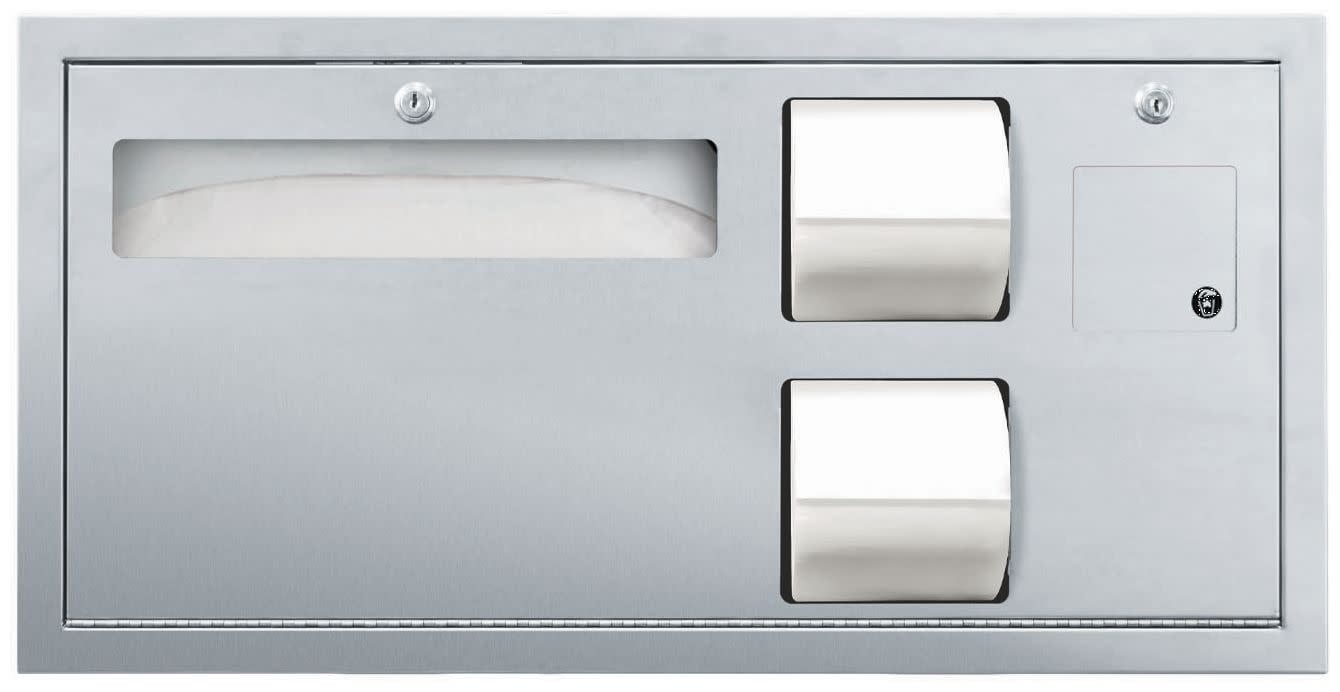 Asi 0487-R Traditional Ada-Compliant Toilet Tissue And Seat Cover ...