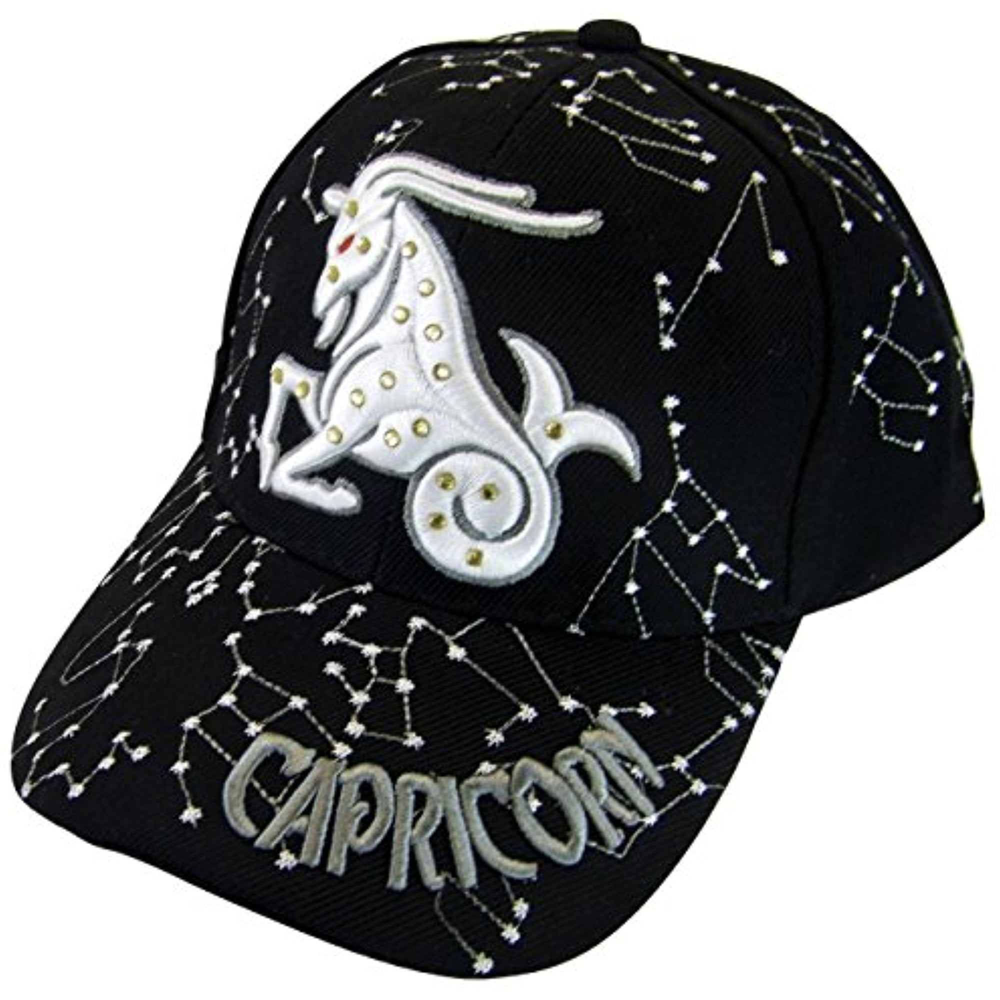 Zodiac Horoscope Sign Adult Size Adjustable Baseball Caps (Capricorn ...