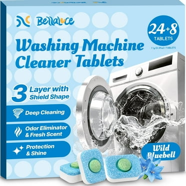 SPLASH SPOTLESS Washing Machine Cleaner, HE Top Load and Front Load, 24 ...