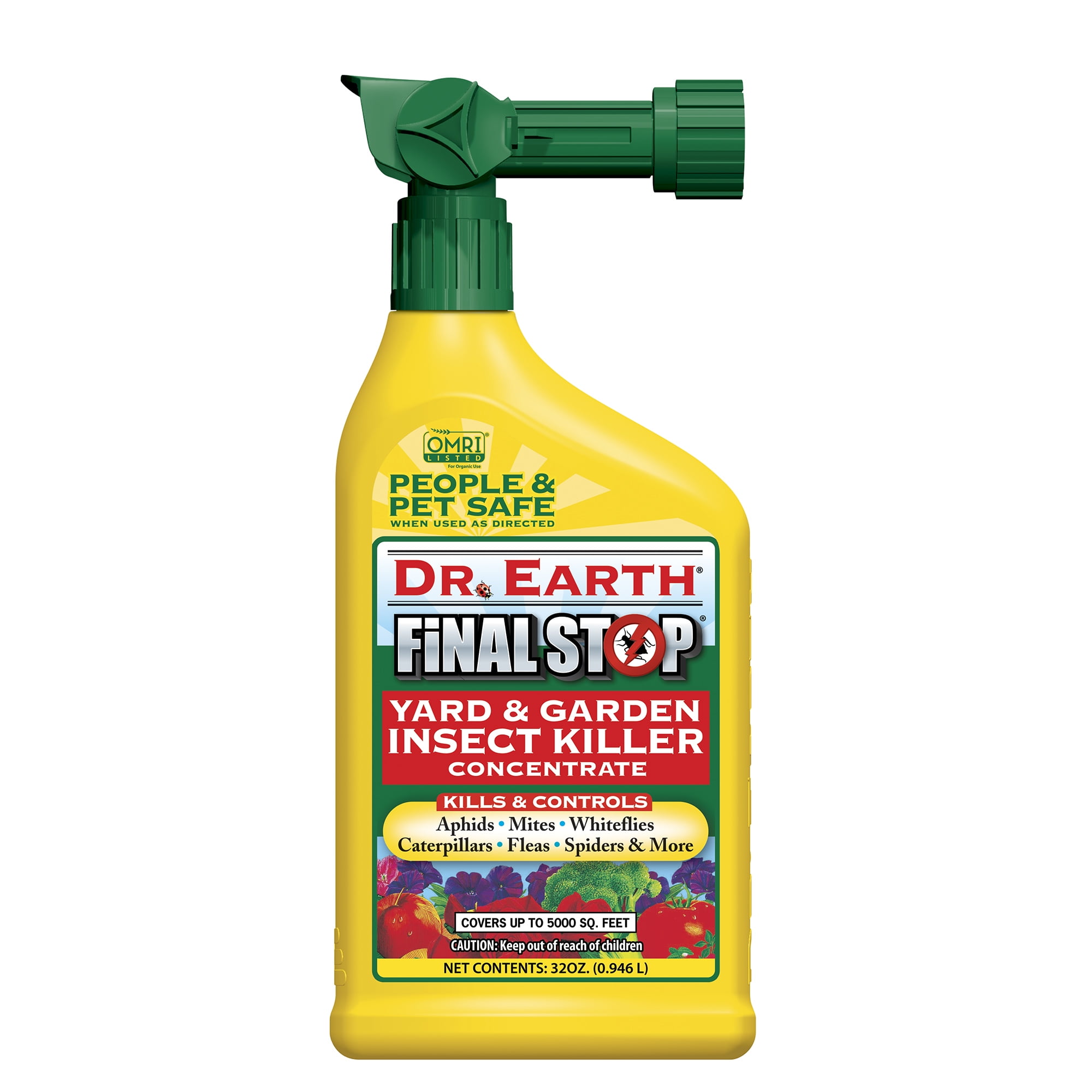 Dr. Earth Organic & Natural Final Stop Yard & Garden Insect Killer, 32 ...