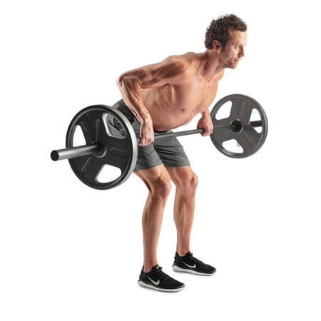 Weider 7-Foot Olympic Barbell for 2” Olympic-Sized Weight Plates, 3 ...