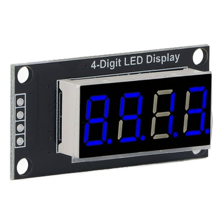 Spptty 4 Digit Digital Tube,4 Digit Tube LED 7 Segment Display TM1637 ...