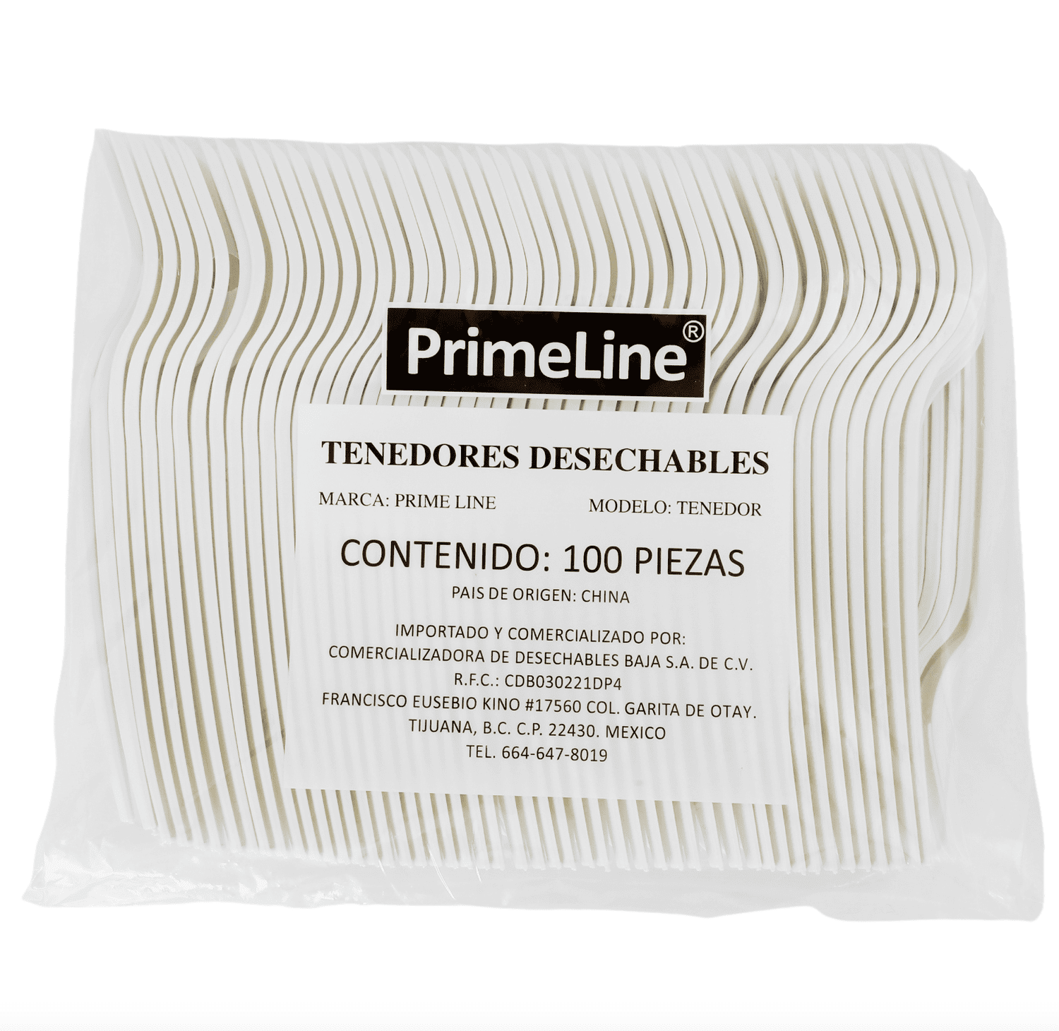 Tenedores Deshechables Prime Line 1000 Piezas blanco | Walmart en línea