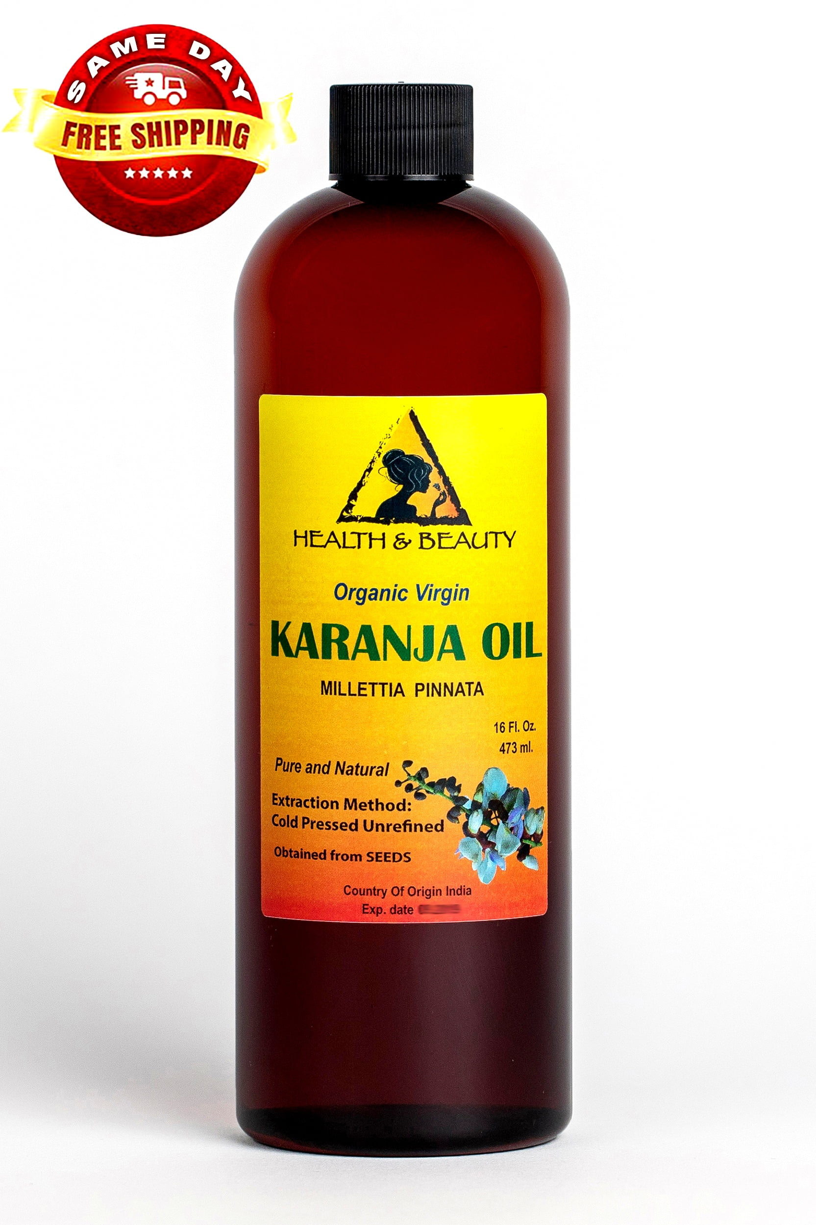 KARANJA / PONGAMIA OIL ORGANIC UNREFINED VIRGIN COLD PRESSED RAW PURE ...