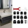 YIGSECU 360 Swivels Plastic Faucet Adapter Conversion Set for Sink ...