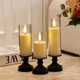 1pcs Flameless LED Electronic Candle Light - Battery-Powered Decorative ...