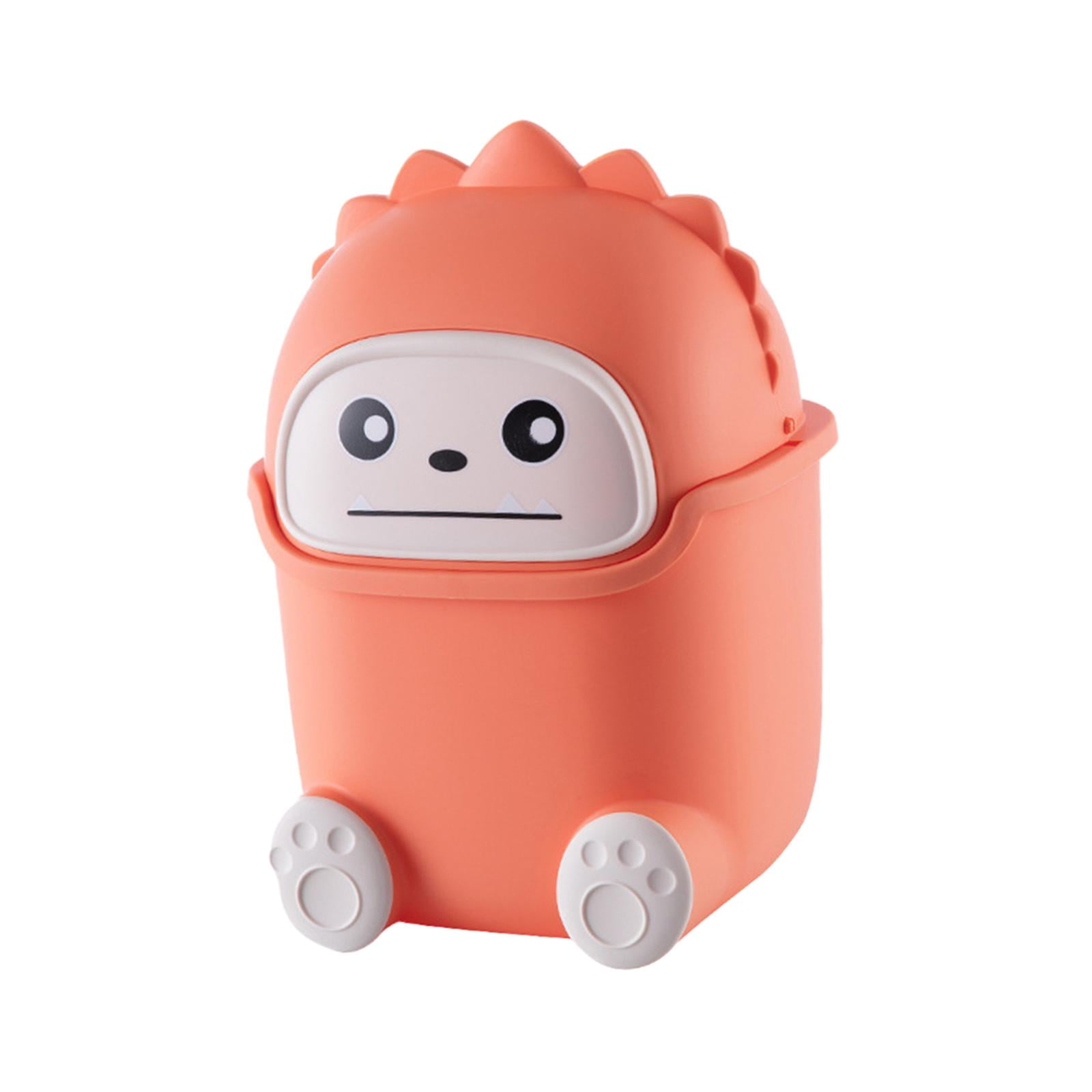 Desktop Trash Can Garbage Bin 5L Sliding Type Large Capacity Waste ...