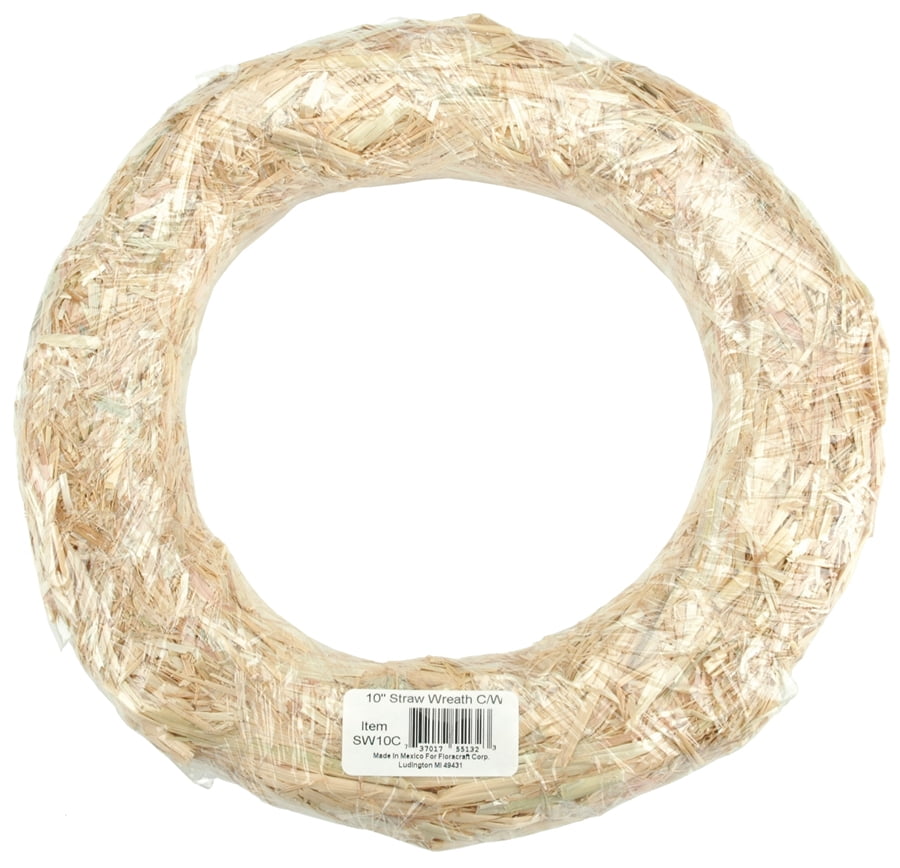 FloraCraft Straw Wreaths, 10-Inch Straw Wreath | Walmart Canada
