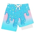 Boys Shorts for Beach and Pool Lightweight Double Layer Swim Trunks ...