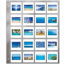 35mm SLIDE Archival Storage Pages by Lineco - 2x2 - Walmart.com