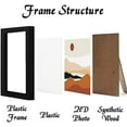 Black 10x10 Picture Frame Set of 3, High Transparent Frame for 10 By 10 ...