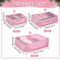 12 Pcs Packing Cubes Travel Luggage Organizers Bulk Mesh Set for Hiking ...