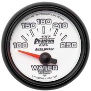AUTO METER 5431 2-5/8IN WATER TEMP, 140- 280F, 6FTTUBING, MECH ...