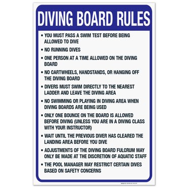 Pool Rules Sign Bilingual, Spanish English, - Walmart.com