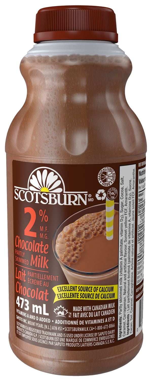 Scotsburn 2% Chocolate Partly Skimmed Milk - Walmart.ca