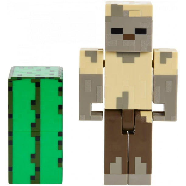 Minecraft Husk Zombie Character Figure and Accessory - Walmart.com ...