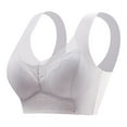 Comfort Bras for Women Women's Front Side Buckle Lace Edge Without ...